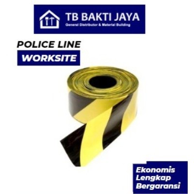 Jual POLICE LINE / GARIS POLISI 300 METER / GARIS HITAM KUNING | Shopee ...