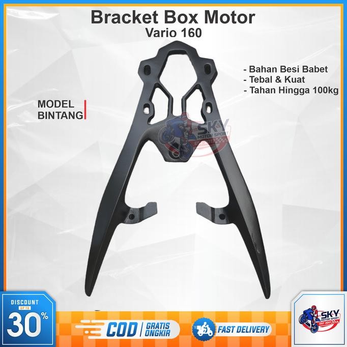 Jual BRACKET BOX MOTOR VARIO 125 150 160 OLD NEW BAHAN BESI BABET TEBAL ...