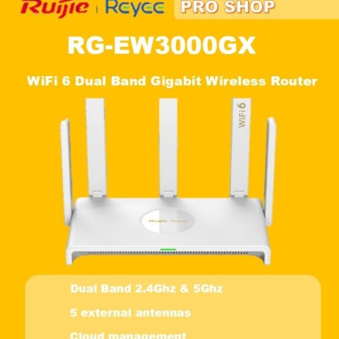 Jual TERMURAH - Ruijie RG-EW3000GX PRO 3000M Wi-Fi 6 Dual-band Gigabit ...