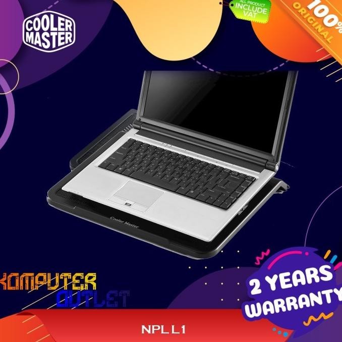 Jual COOLER MASTER KIPAS LAPTOP / COOLING PAD / NOTEPAL L1 17" INCH | Shopee Indonesia