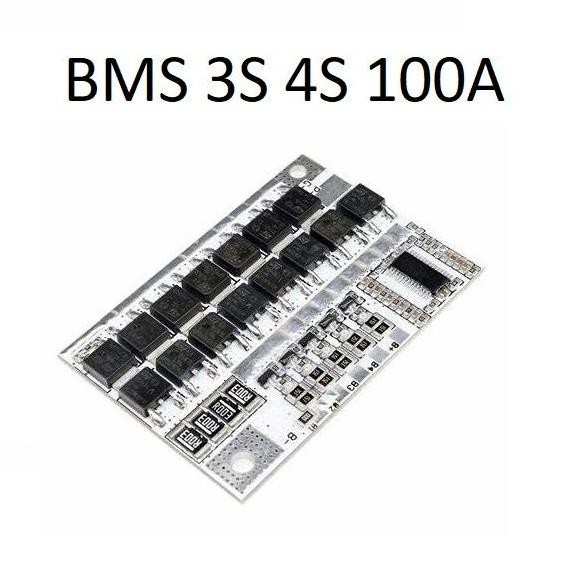 Jual Bms Module Baterai Charger Modul 3S 4S 100A Bms Protection Board ...