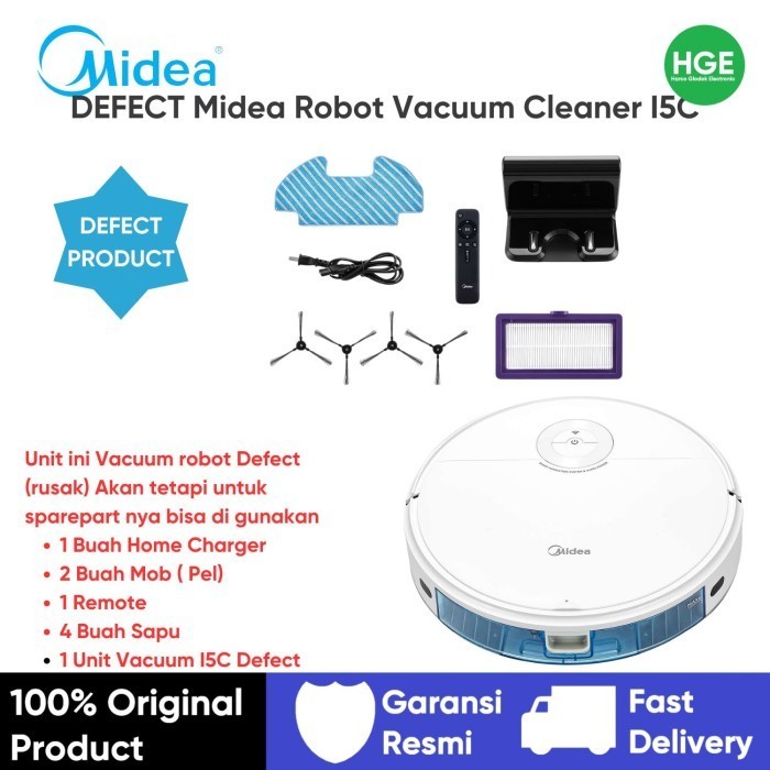 Jual Midea Smart Robotic Vacuum Cleaner ,Vacuum Robot Electronic ...