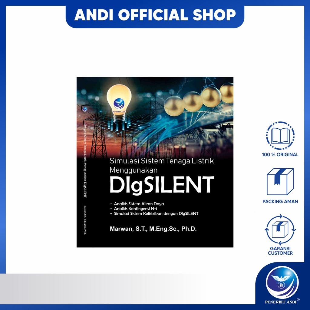 Jual Buku Simulasi Sistem Tenaga Listrik Menggunakan Digsilent | Shopee Indonesia