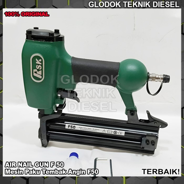 Jual Redy Mesin Air Nailer Gun F 50 Alat Paku Tembak Lurus Tembok Beton Angin Kompresor Concrete ...