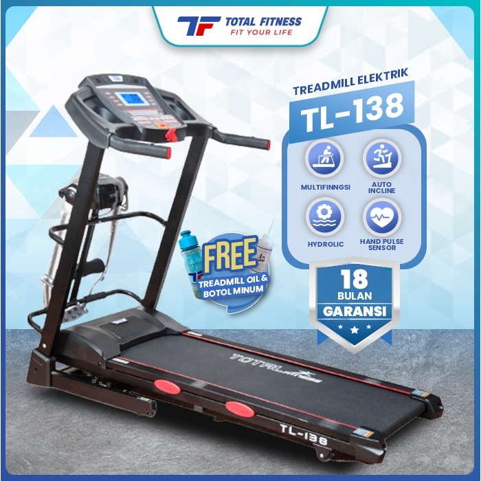 Jual Falach Total Fitness Treadl Elektrik 2 Hp Auto Incline | Shopee ...
