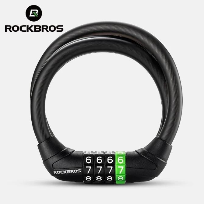 Jual Produk Baru!! Rockbros Gembok Sepeda Password MTB Lipat Listrik ...