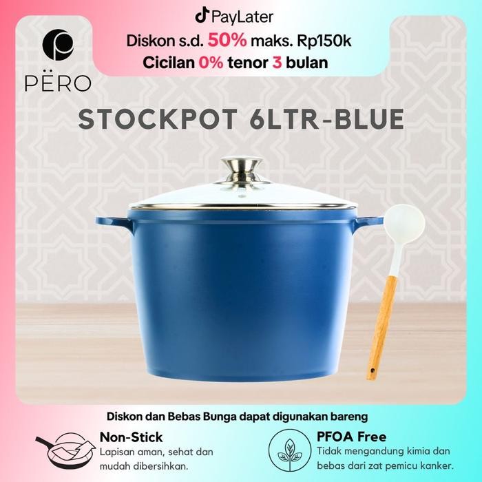 Jual [Exclusive Celyhome] Pero Stock Pot Panci Gentong 24Cm With Glass ...