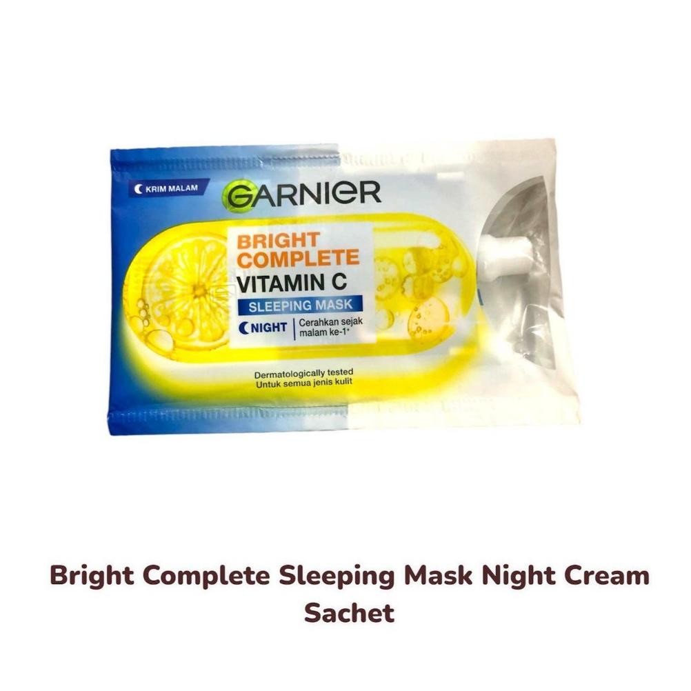 Jual Viral Garnier Bright Complete Yoghurt Sleeping Mask Night Cream ...