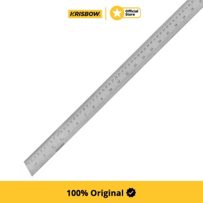 Jual Krisbow Steel Ruler Penggaris Besi 100 Cm Lrsr40 TM | Shopee Indonesia