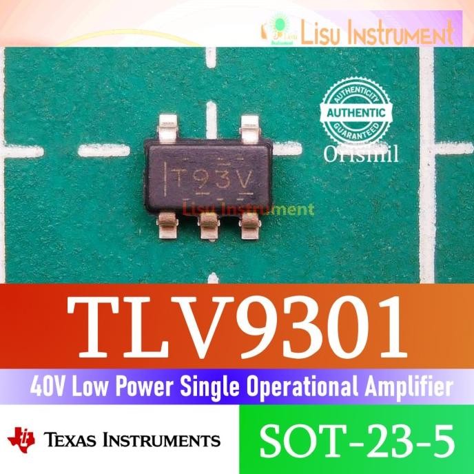 Jual Update TLV9301 40V Low Power Single Operational Amplifier T93V Replace LM321 SOT23-5 Texas ...
