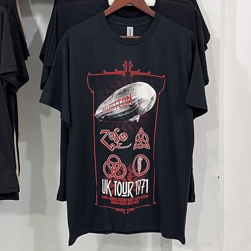 Jual KAOS BAND OFFICIAL LED ZEPPELIN - UK TOUR 71’ (ORIGINAL ...