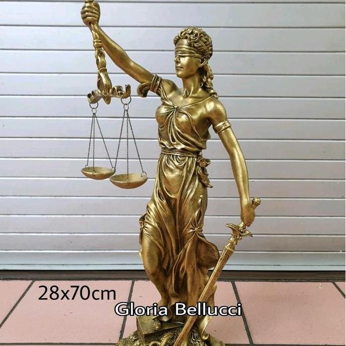 Jual BEBAS ONGKIR - patung justice jumbo pajangan dewi keadilan ...