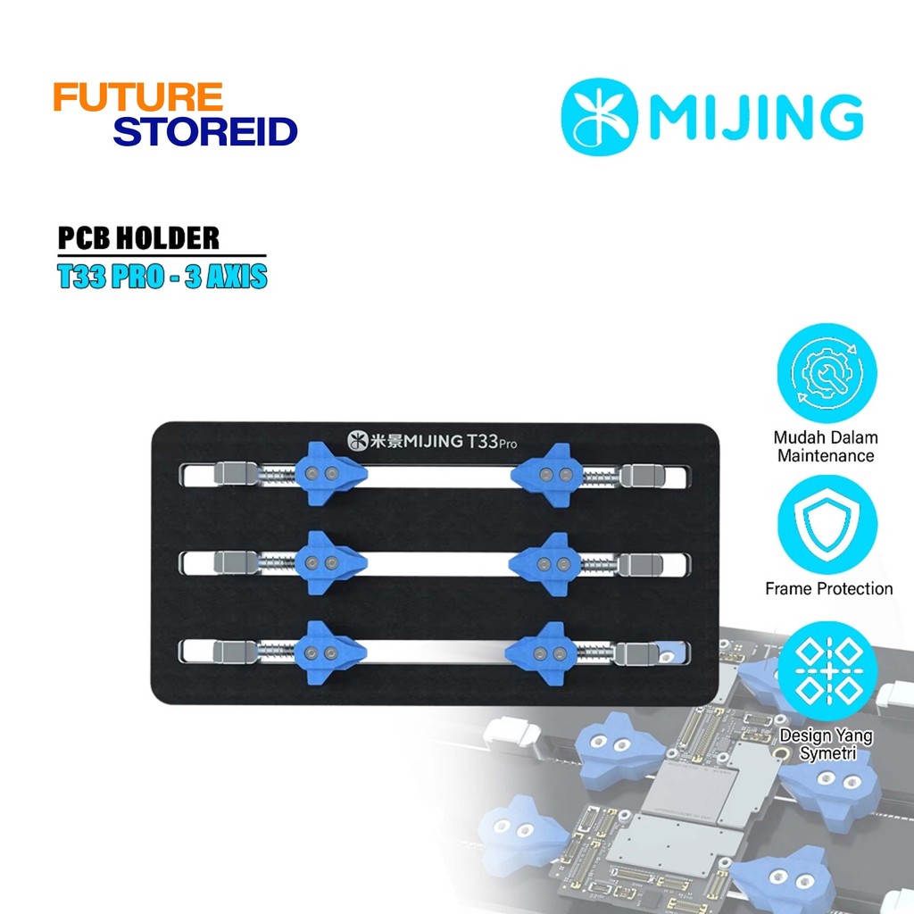 Jual MIJING T33PRO 3 Penjepit PCB HOLDER - Ragum Jepit IC Motherboard ...