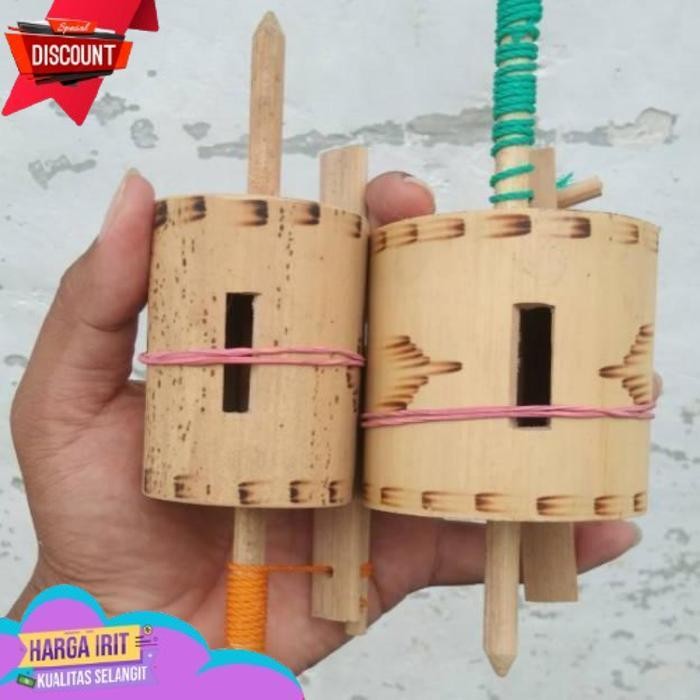 Jual Sale Gasing Bambu Mainan Tradisional Anak / Mainan Jadul Gasing ...