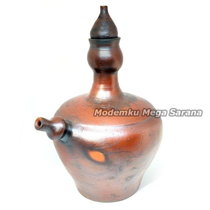 Jual UFO-2025 Kendi Tanah Liat Air Minum Teko Gerabah Tradisional - 3 ...