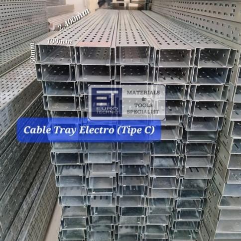 Jual Cable Tray 100 x 50 x 2400 mm Electro & HDG (Tipe U & Tipe C ...
