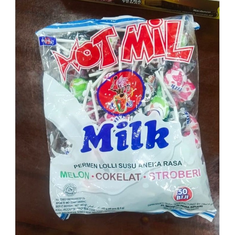 Jual Permen Hotmil Milk isi 50 pcs | Shopee Indonesia