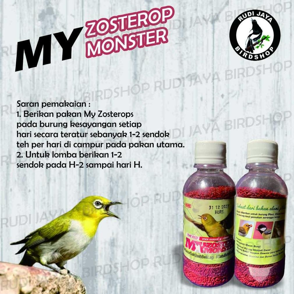 Jual dg-4 ZOMO RED HORE MY ZOSTEROPS MONSTER VOER PAKAN MAKANAN BURUNG ...