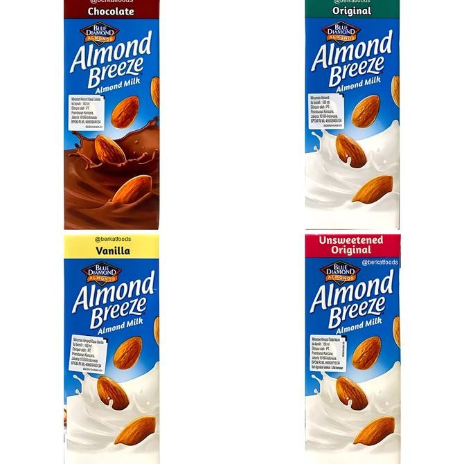 Jual _^_^_^] Almond Breeze Milk Blue Diamond / Badam Doodh 180 ML / Susu Chocolate Vanilla ...