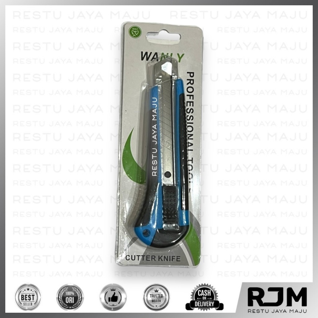 Jual WANLY Cutter Besar Knife Blade Pisau rj | Shopee Indonesia