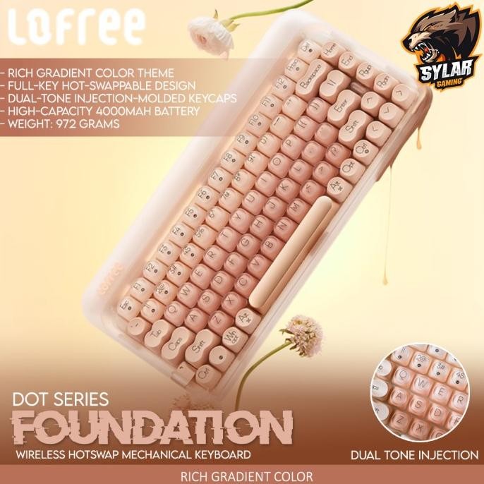 Jual Lofree Dot Series Foundation Mechanical Keyboard New Stok | Shopee ...