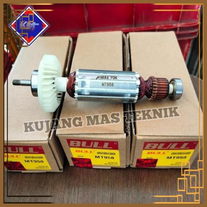 Jual [KMT] ARMATURE ANGKER 9558HNG MESIN GERINDA MAKITA 4INCH ROTOR ...