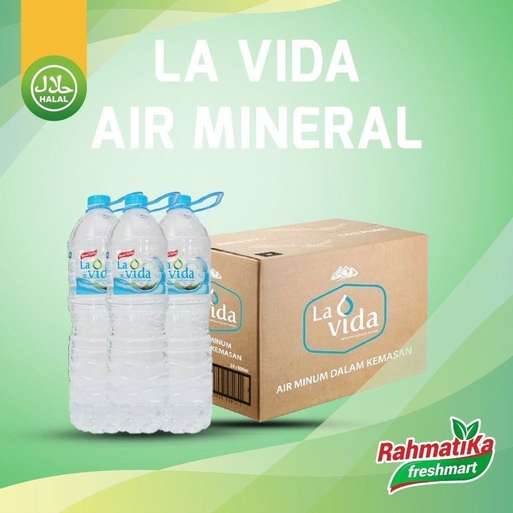 Jual La Vida Air Mineral Botol 1 Dus (12 pcs x 1500 ml) | Shopee Indonesia