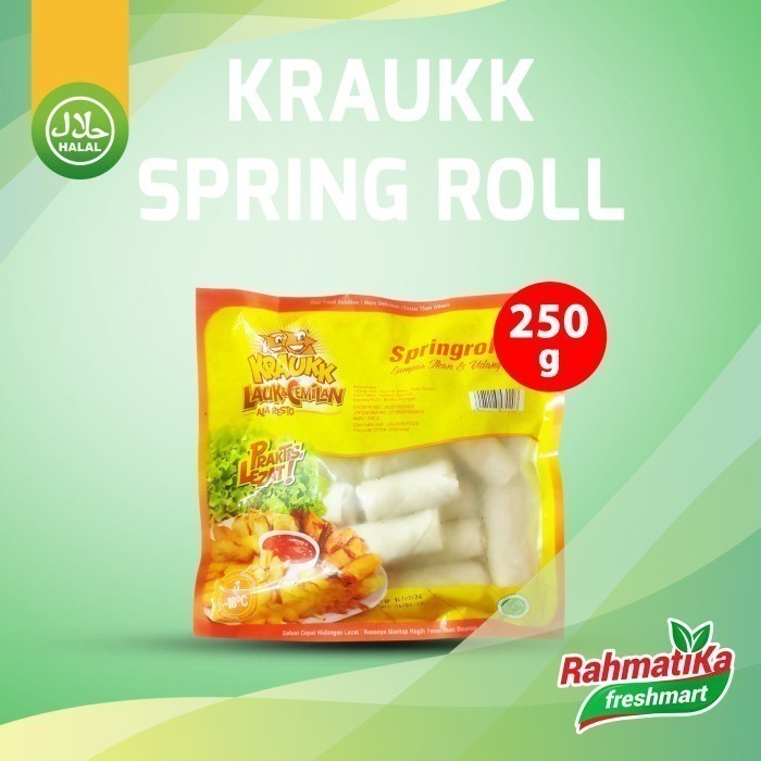 Jual KRAUKK Lumpia Ikan & Udang / Spring Roll 250 gram | Shopee Indonesia