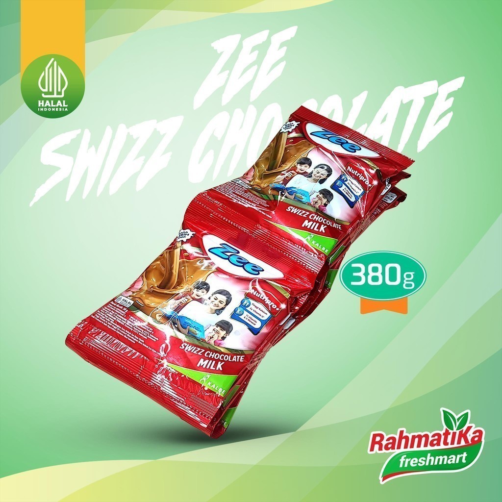Jual Zee Susu Bubuk Rasa Cokelat / Swizz Chocolate (38gram x 10 Sachet ...