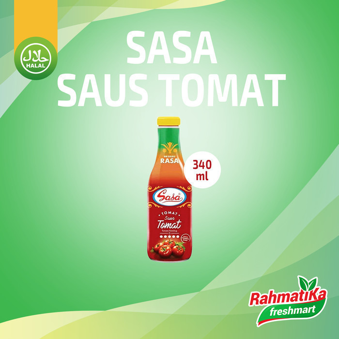 Jual Sasa Saus Tomat / Saos Kemasan Botol 340 ml | Shopee Indonesia