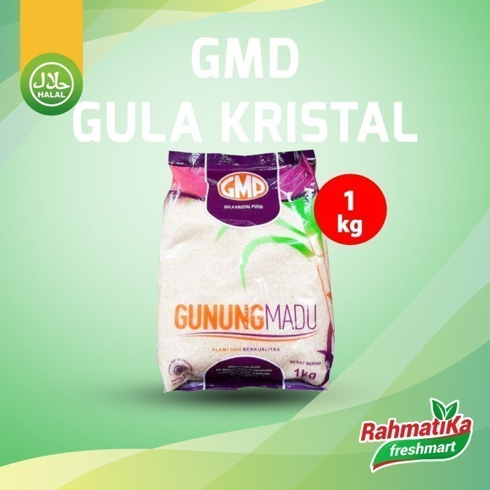Jual GMP Gunung Madu Gula Kristal Putih 1 Kg | Shopee Indonesia