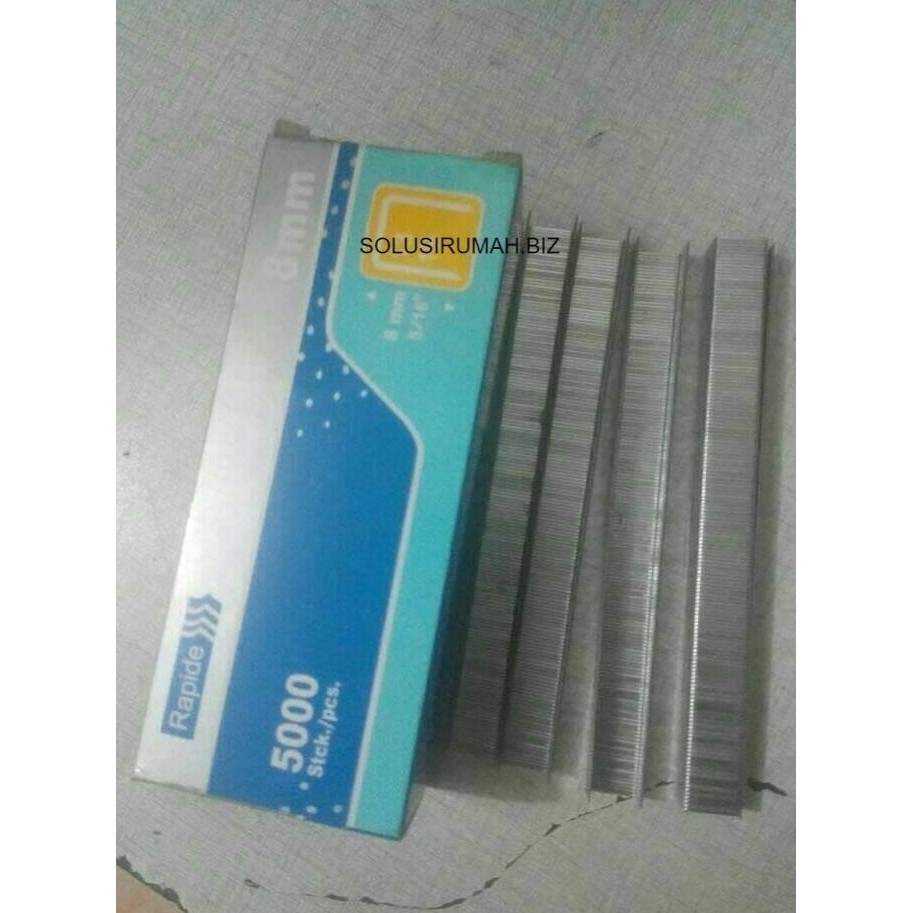 Jual .........] isi Refill Stapler Steples Tembak 8 mm 13/8 Benz 5000 ...