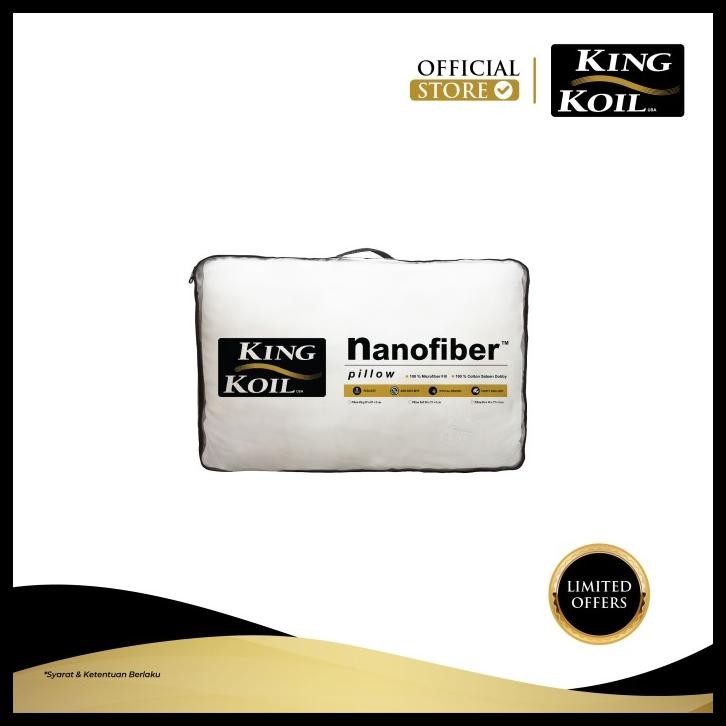 Jual KING KOIL BANTAL / PILLOW NANO FIBER - FIRM | Shopee Indonesia