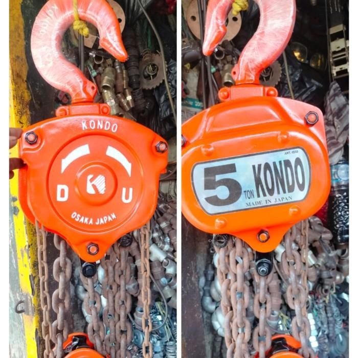 Jual CHAIN BLOK / TAKAL / TAKEL 5 TON KONDO OSAKA JAPAN | Shopee Indonesia