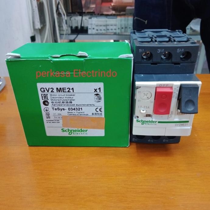 Jual SCHNEIDER MOTOR BREAKER GV2ME21 GV2-ME21 (17-23A) | Shopee Indonesia