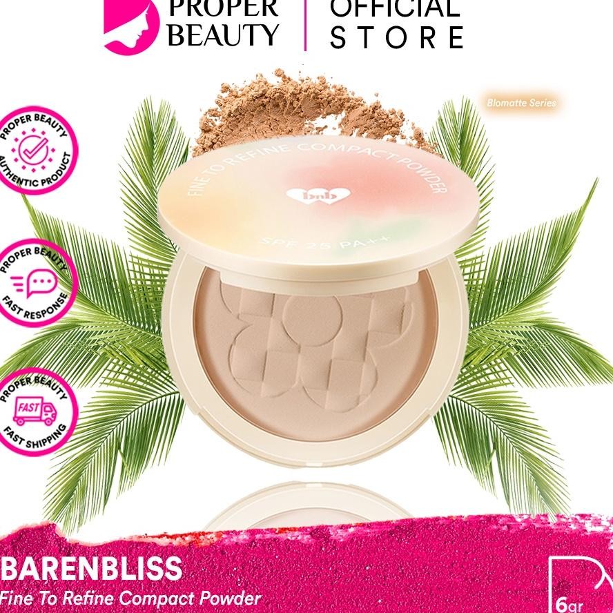 Jual Barenbli Fine To Refine Compact Powder Orea Bloomatte Erie 24H Oil ...