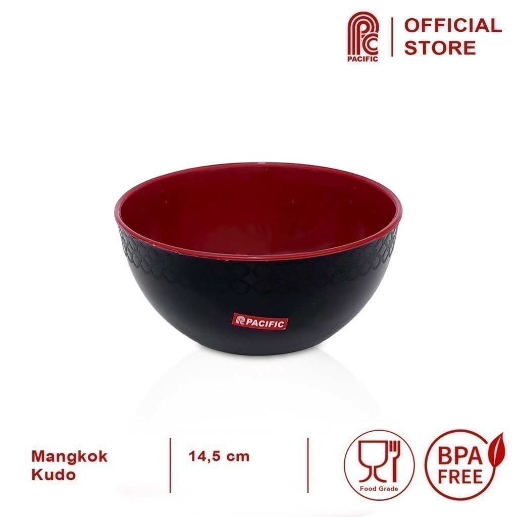 Jual PACIFIC Mangkok Kudo Plastik 14.5 CM 2 Warna Food Grade Wadah ...