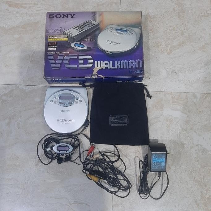 Jual Sony VCD Walkman Discman D-VJ85 Ready to use rare Antik collector ...