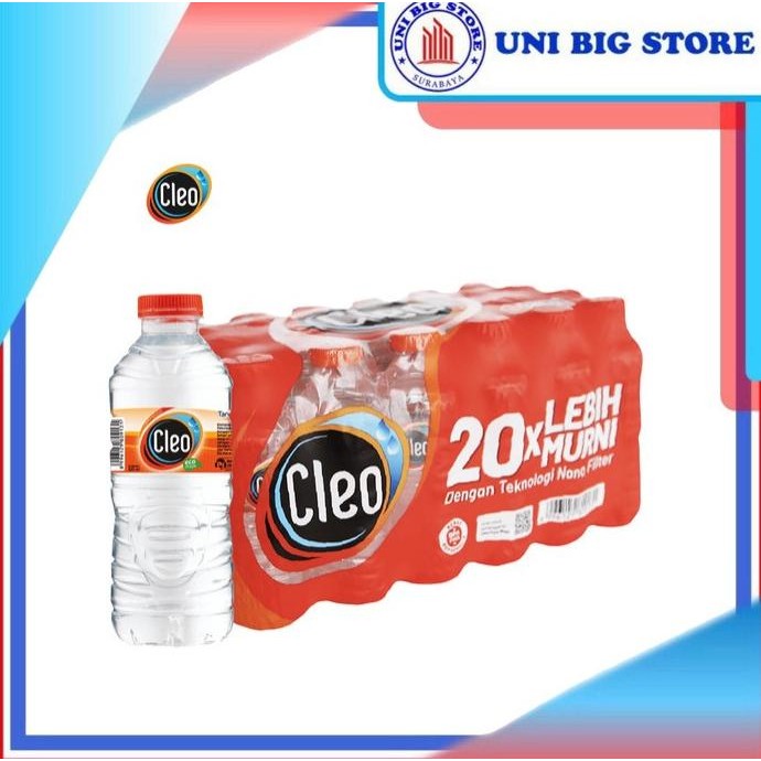 Jual (Good) CLEO Air Mineral Botol Mini 220 ml DUS 24 Pcs | Shopee Indonesia