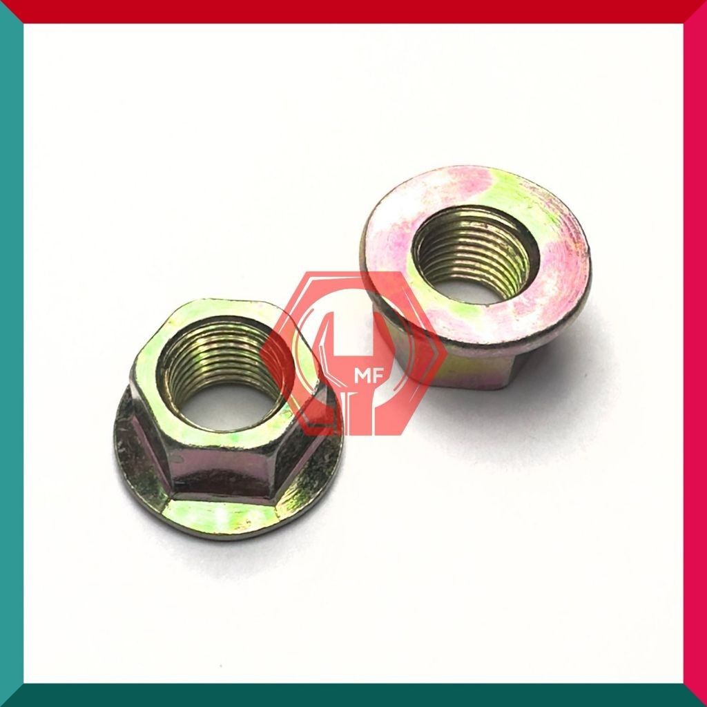 Jual MUR FLANGE M12 P1.25 KUNING BIBIR POLOS | Shopee Indonesia