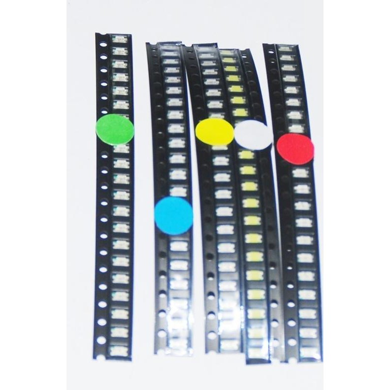 Jual Baru (25) 0603 SMD LED SMT Ultra Bright 5 Pilihan Warna lisu992 ...