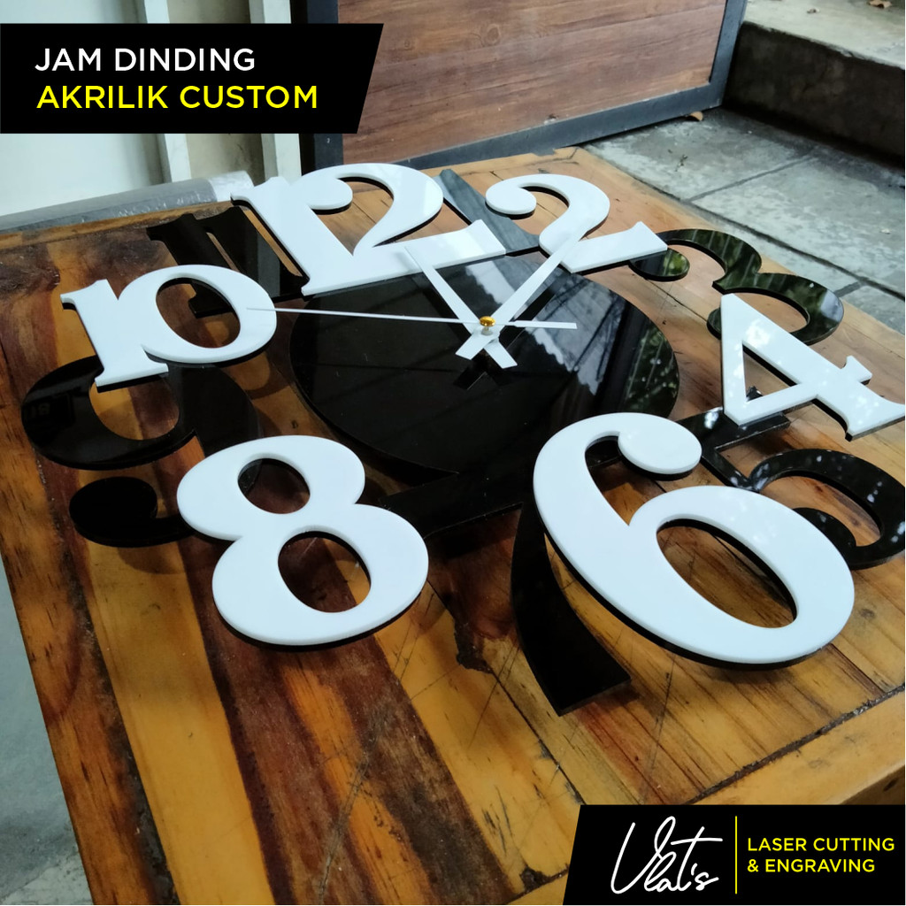 Jual Jam Dinding Akrilik Jam Dinding Custom | Shopee Indonesia