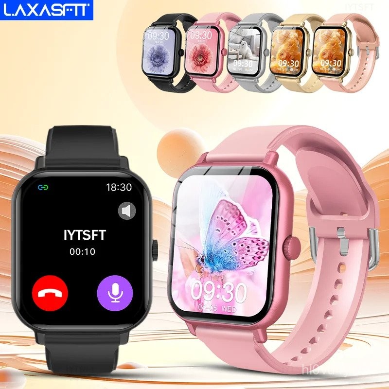 Jual LAXASFIT 2025 New Smart Watch Bluetooth Talk 1.85 HD Full Touch ...