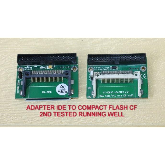 Jual Adapter Ide Ata Hdd To Cf Compact Flash Converter Langka Normal Co | Shopee Indonesia