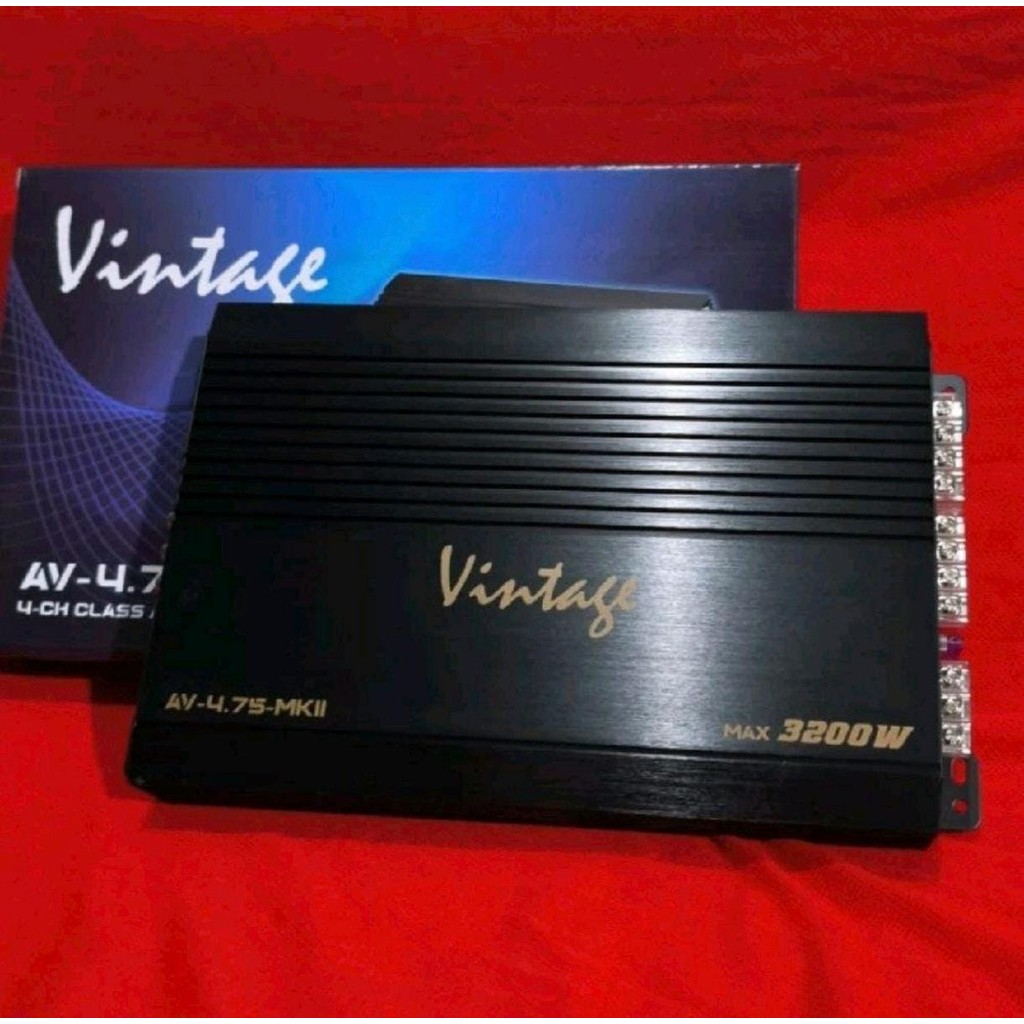 Jual Power Vintage New Series AV - 4.75 MKll ( 4 Chanel Mosfet ...