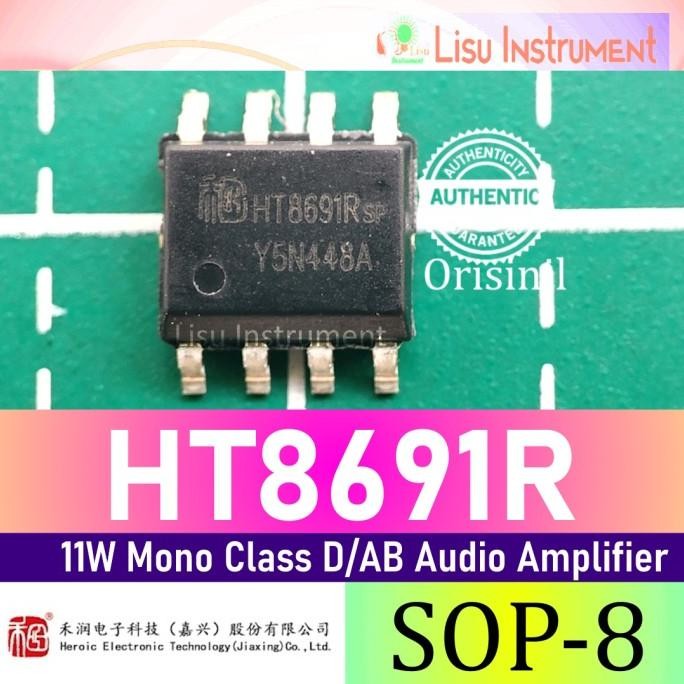 Jual Murah HT8691R 11W Anti-Clipping Mono Class D/AB Audio Amplifier with Boost Converter ...