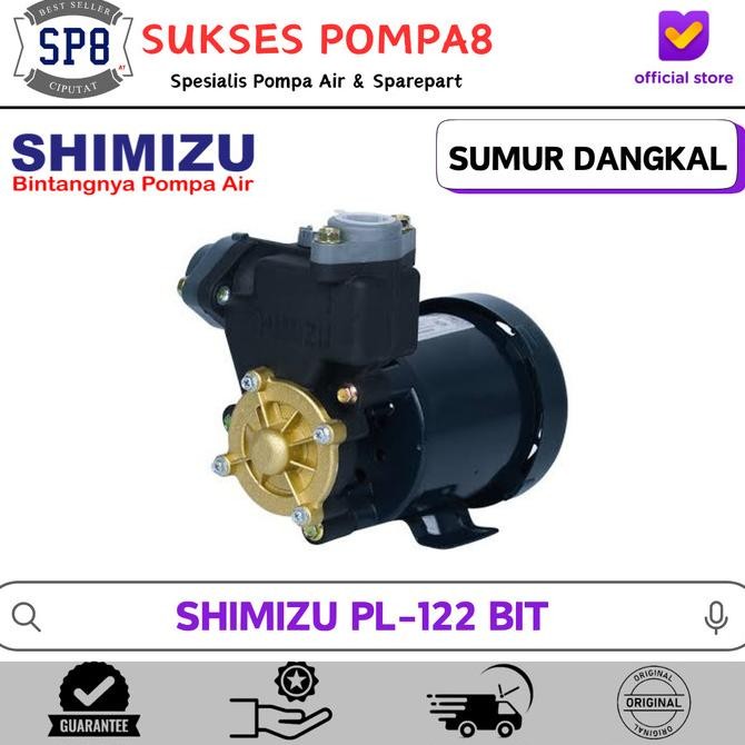 Jual Pompa Air Shimizu Pl-122 Bit Non Otomatis / Pompa Air Sumur ...