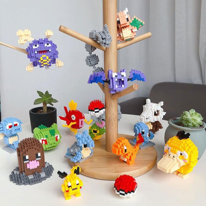 Jual Premium Mainan Balok Pokemon Nano Blocks Micro Blocks Miniatur ...