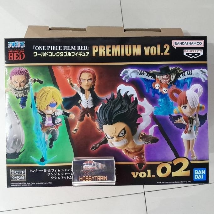 Jual WCF ONE PIECE FILM RED PREMIUM VOL 2 SET FIGURE | Shopee Indonesia