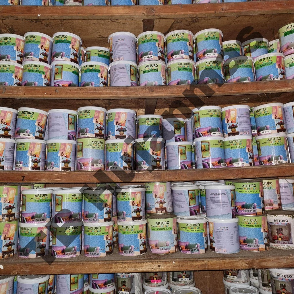 Jual ARTURO Cat Tembok Dinding Teksture 1 Kg Tipe Flakes (FLK ...